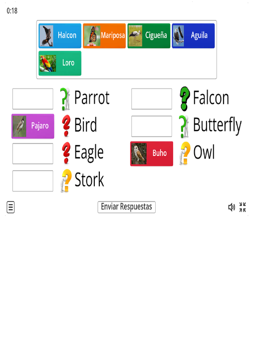 Playing, we identify the animals that fly. Jugando - Identificamos a ...